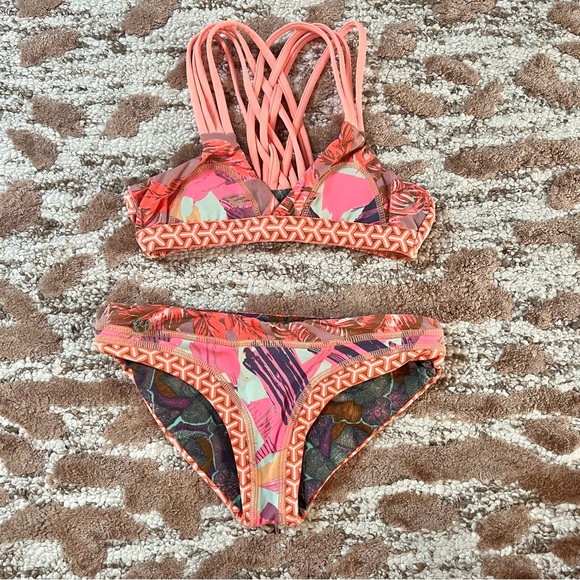 Maaji | Swim | Maaji Reversible Bikini Set Girls Size 4 | Poshmark